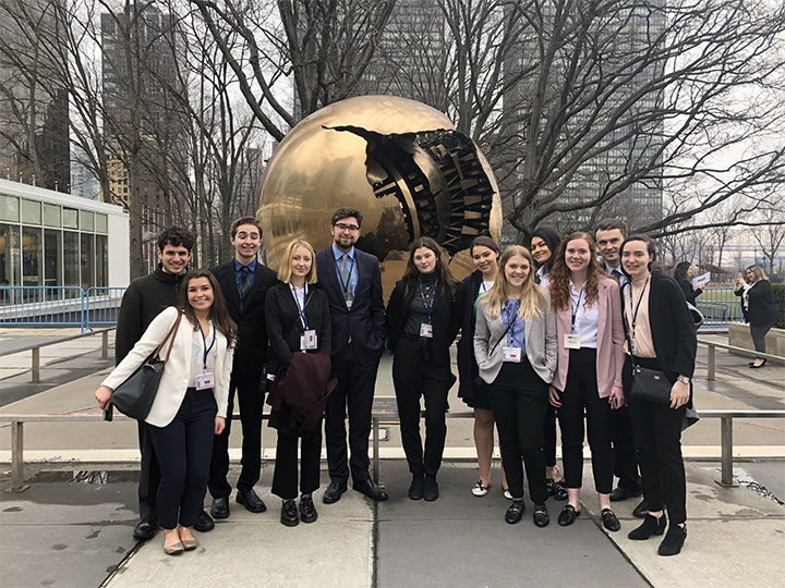 Diplomatic Community: Students in the Model United Nations Course Excel ...